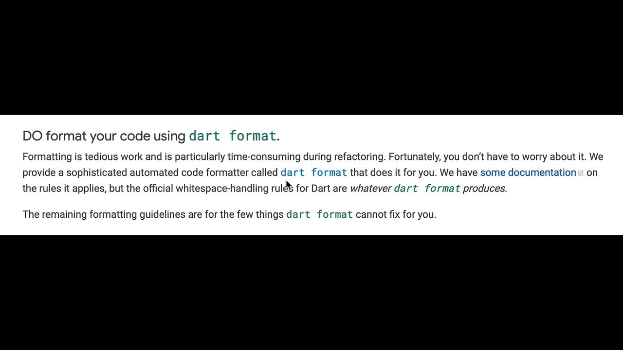 effective dart format
