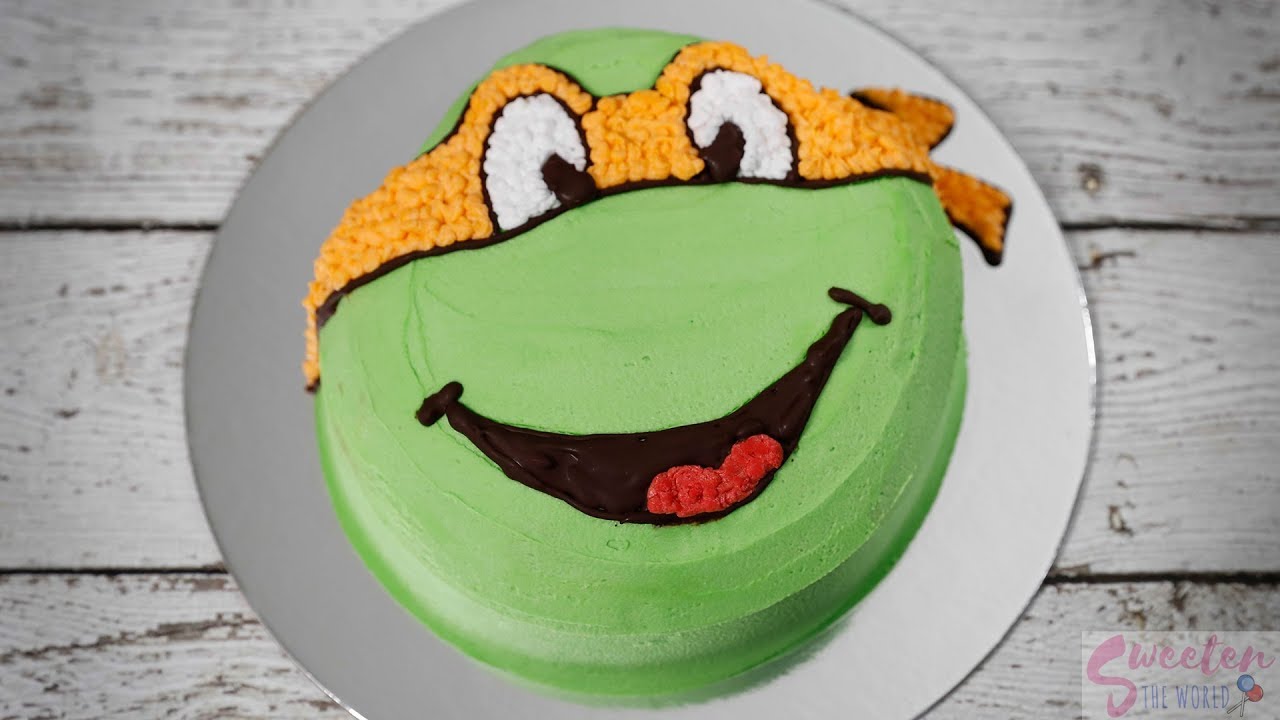 Really Fast Way For A Ninja Turtle Cake