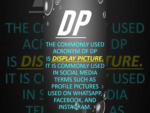 Full form of DP, #shorts, #youtubeshorts, #EasyBreezyInfo,