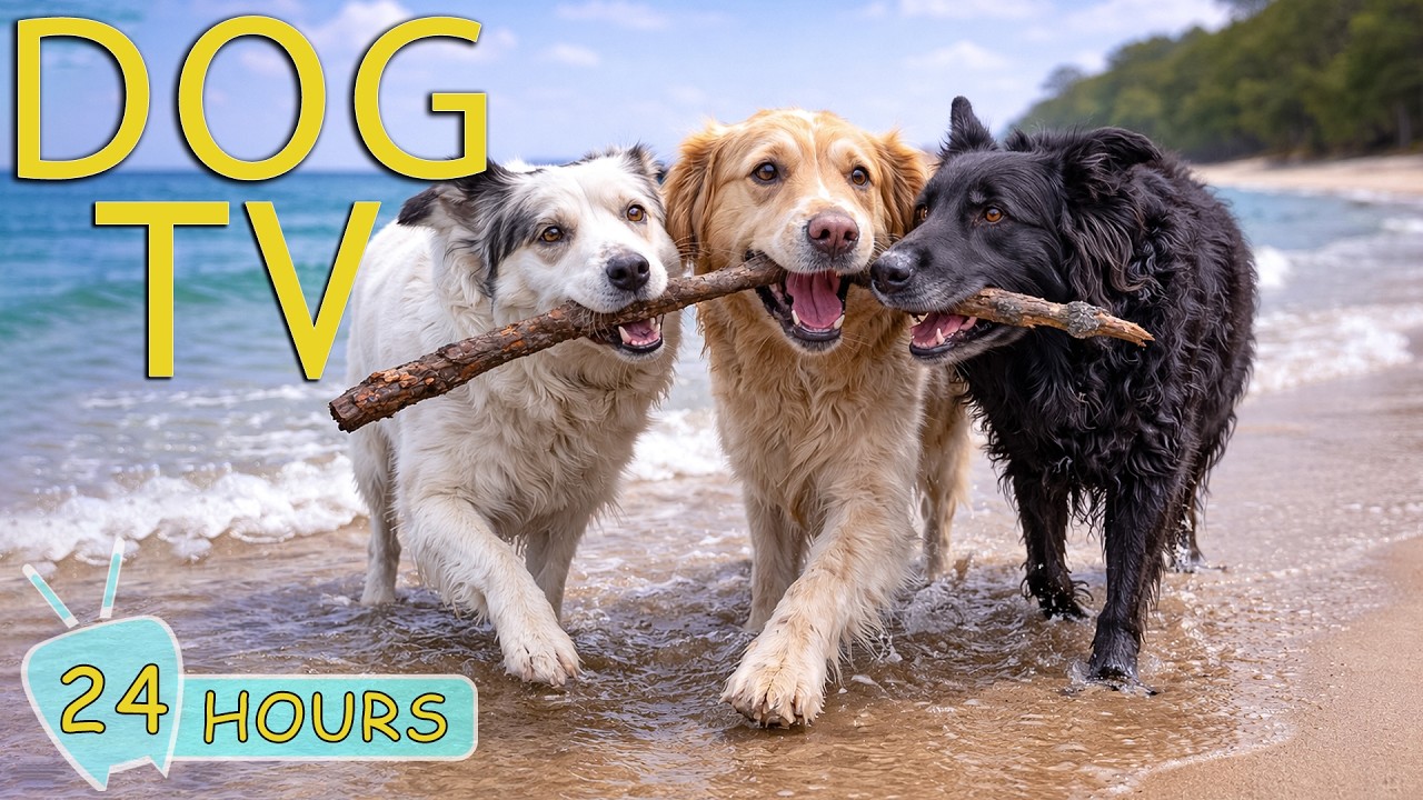 DOG TV: Videos Anti-Anxiety & Prevent Boredom for Dogs to Watch All Day - Best Relax Music for Dogs