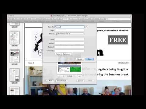 Multiple to single pdf and reduce size (for Mac)