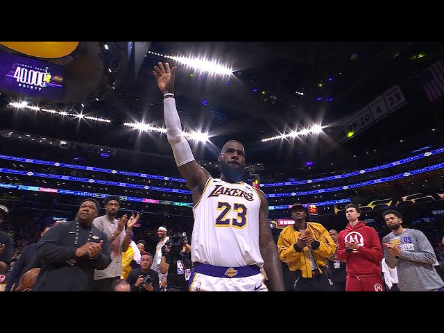 LeBron James, rey de los 40 mil