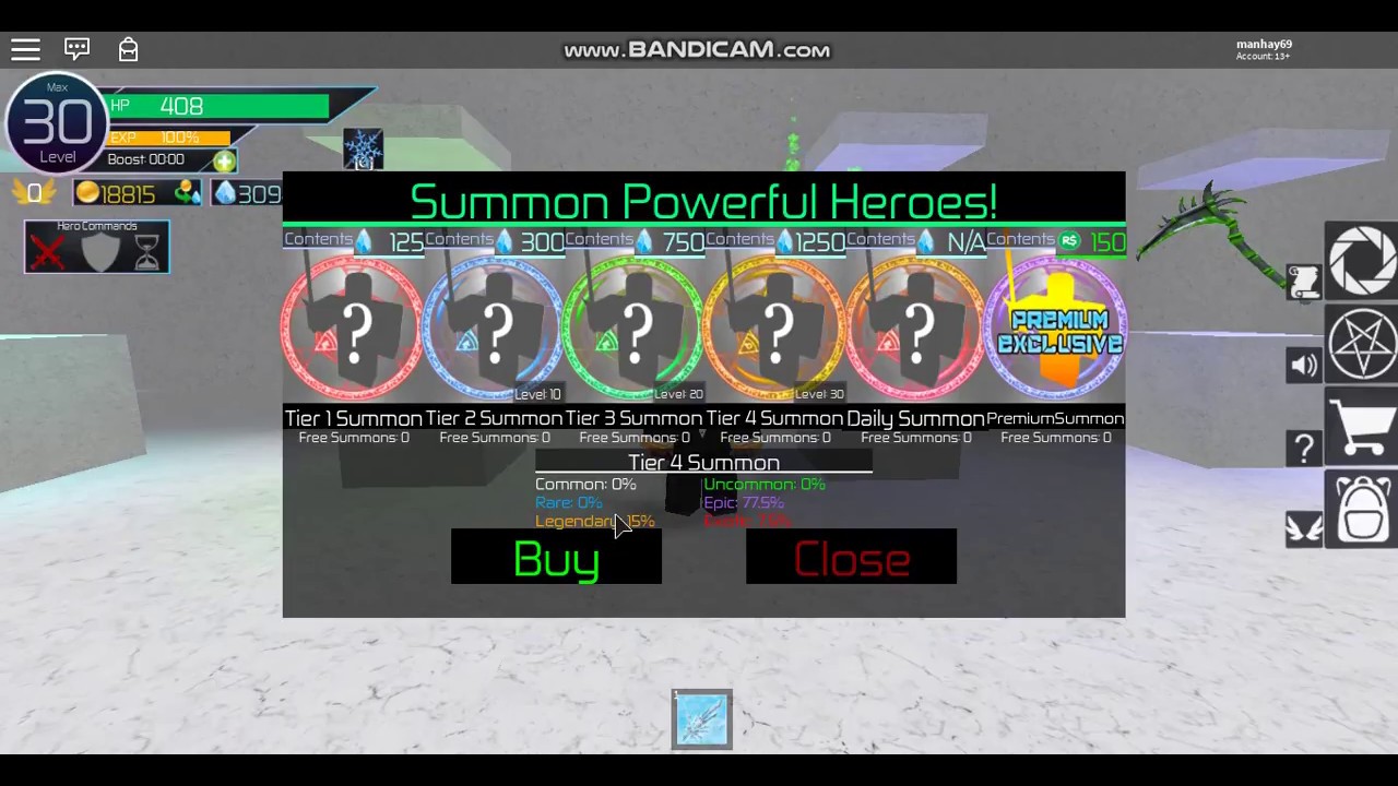 Roblox Summoner Tycoon: 37k Gems Spending Spree