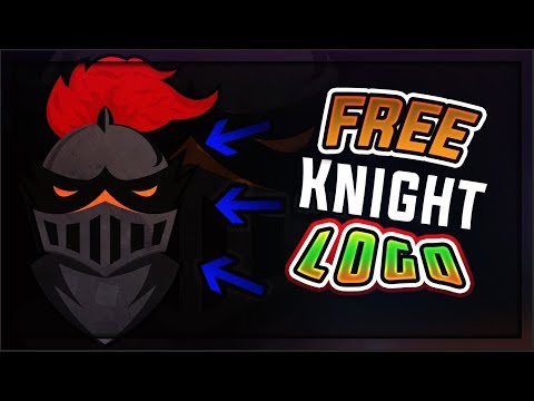 How to make a mascot logo // FREE KNIGHT LOGO // SPEEDART