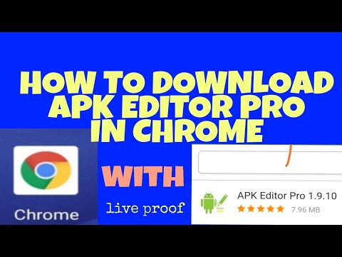 How to download apk editor Pro in Android and chrome very easy live proof #Artificialtechaminul