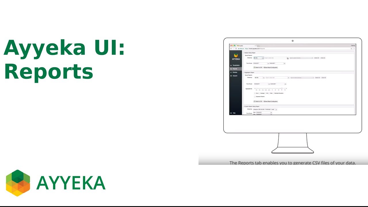 Ayyeka Data Hub: Reports