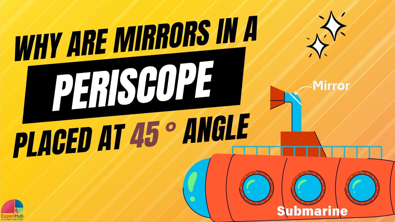 Why are mirrors in a Periscope placed at an angle of 45 Degree | Light | Laws of Reflection|Class6-8
