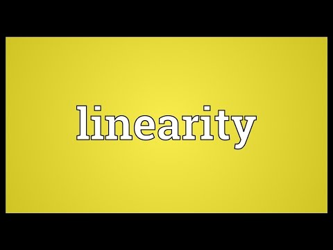 Linearity Meaning