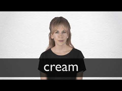How to pronounce CREAM in British English