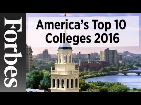 America's Top 10 Colleges (2016) | Forbes