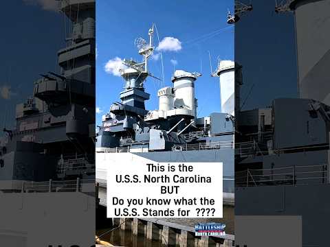 Do You Know what the U.S.S. stands for ?????? #ww2 #history #battleship #shorts #navy