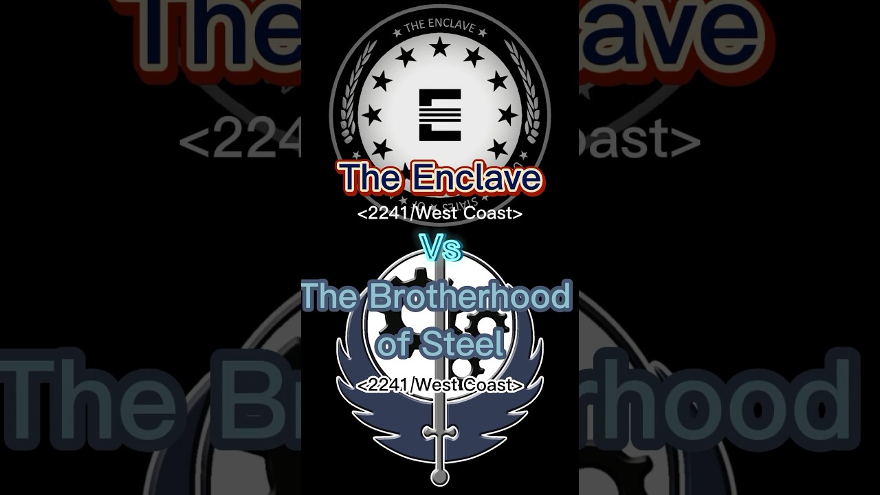 Enclave vs Brotherhood of Steel