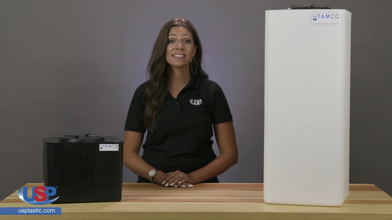 Tamco® Square Utility Tanks | U.S. Plastic Corporation®
