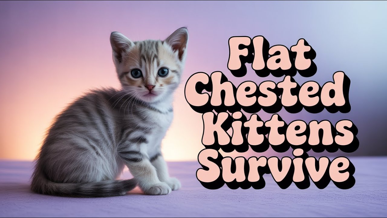 How to Help a Kitten With a Flat Chest?