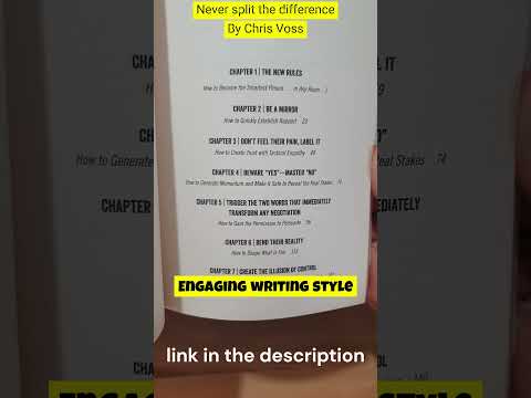 Book Review 'Never split the difference' Chris Voss Learn Negotiation #negotiation #businessowner