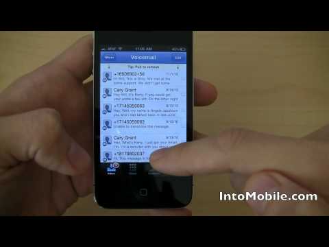 Google Voice official app for iPhone video demo