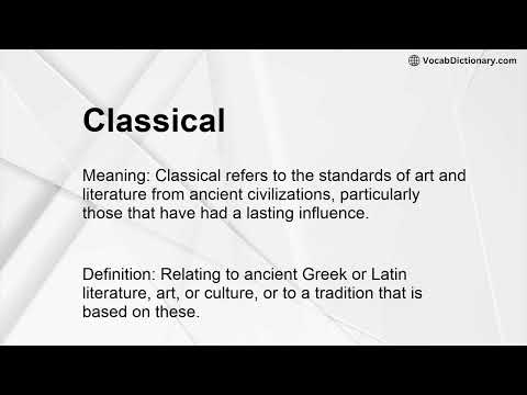 Classical Meaning