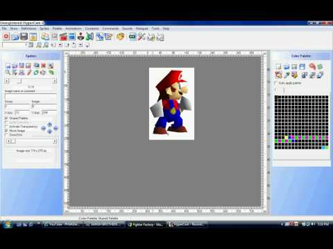 MY FIRST CUSTOM M.U.G.E.N CHARACTER!!! SUPER SMASH BROS. MARIO