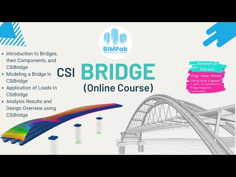 Online Course on "CSI BRIDGE" by BIMPak