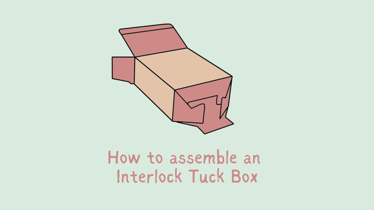 How to Assemble an Interlock Tuck Box | Half Price Packaging