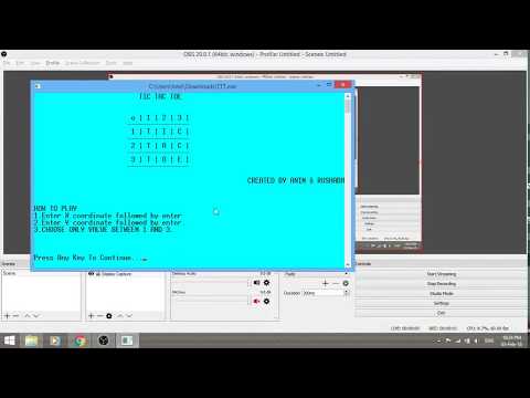 Tic Tac Toe : C Console Game