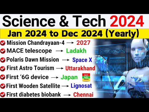 Science and Technology Current Affairs 2024 Video Lecture - General Test