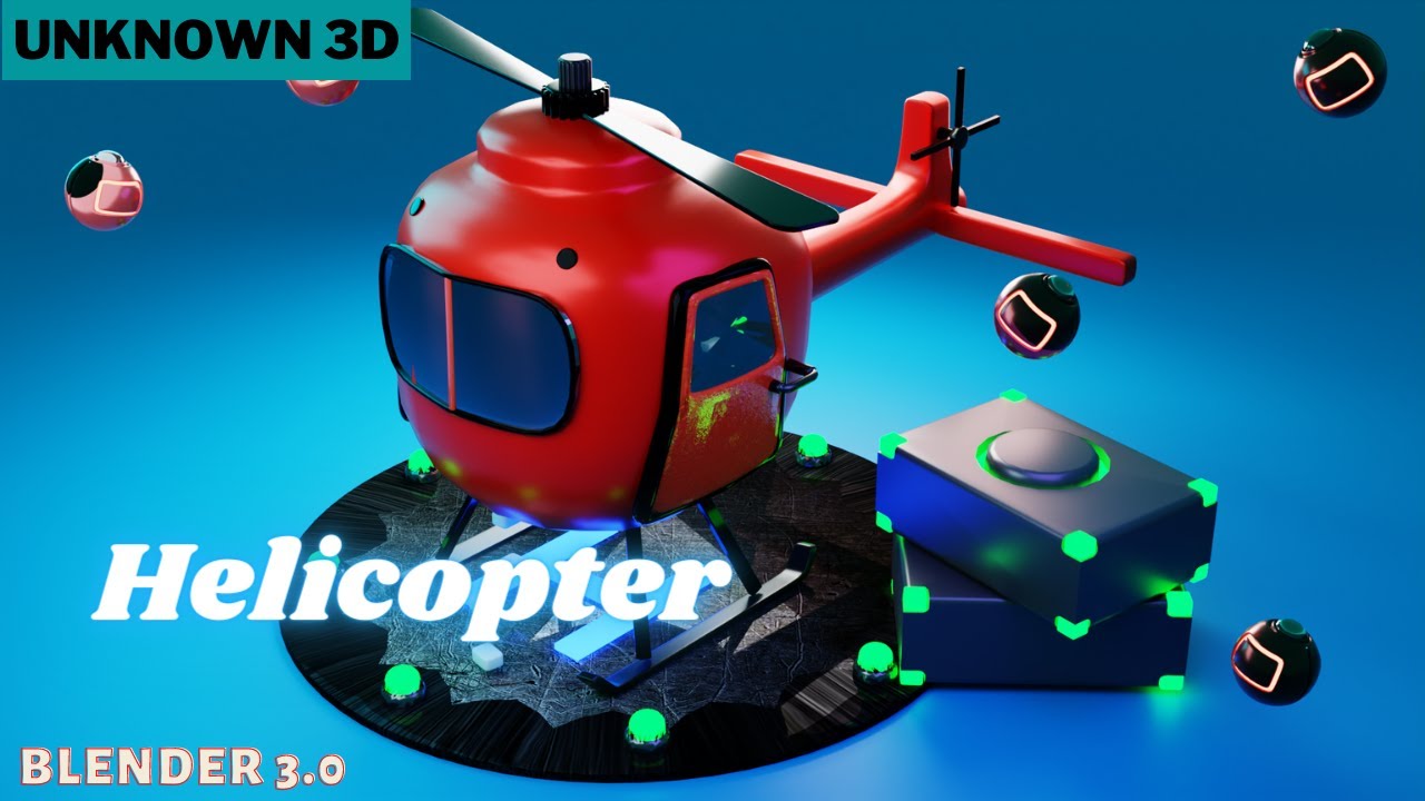 Let's Model Helicopter in Blender 3.0