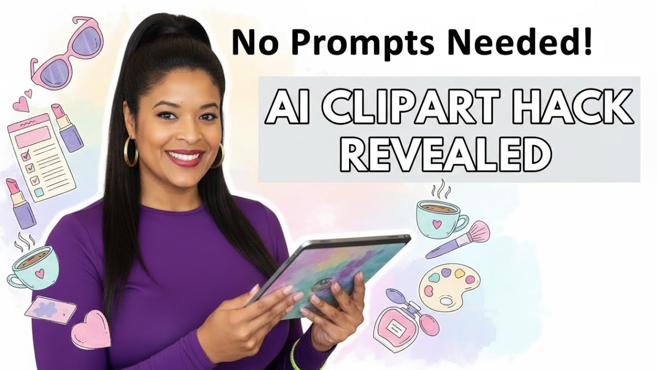 My Secret Hack to Make Sellable Clipart Fast (No Prompt Writing Needed!) 🎯