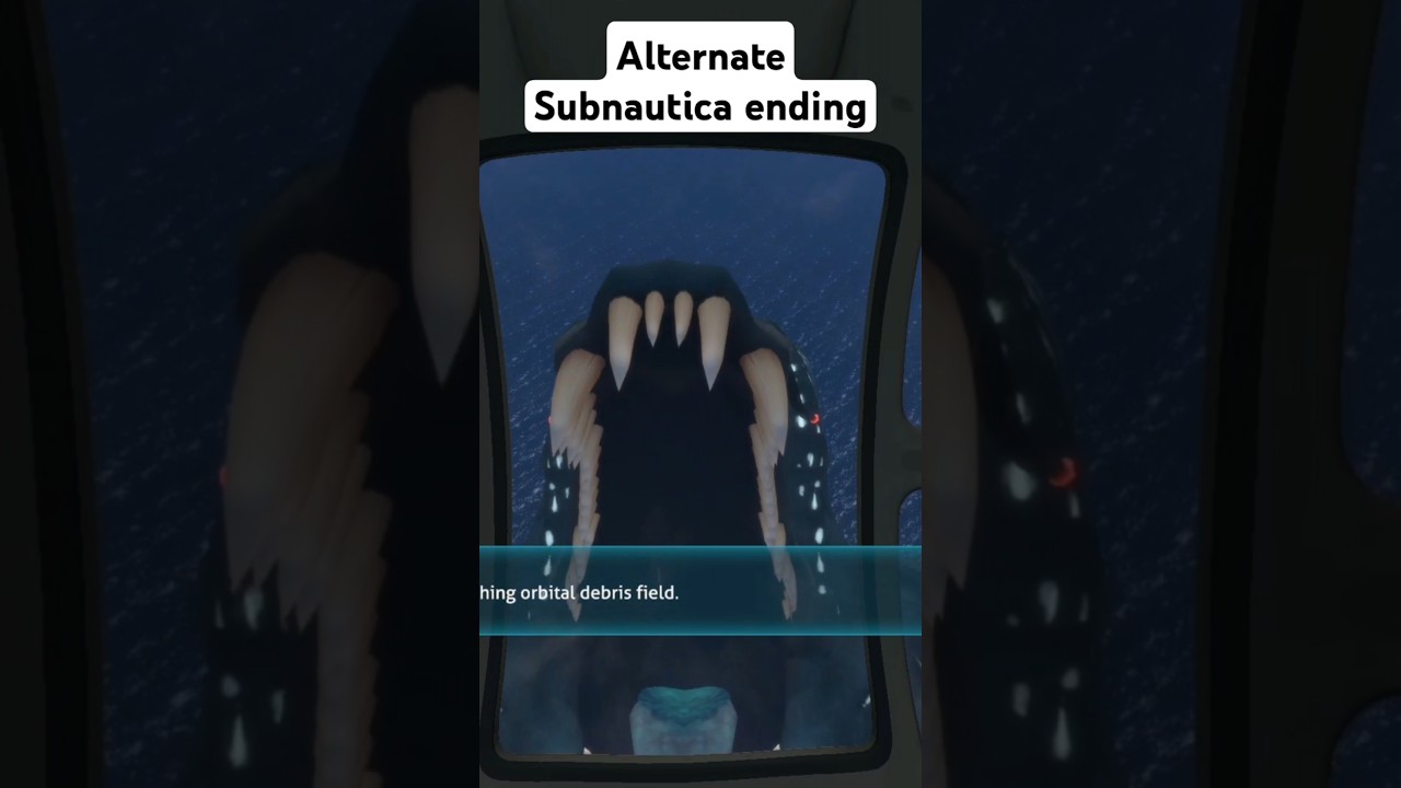 Alternate Subnautica ending #subnautica #memes