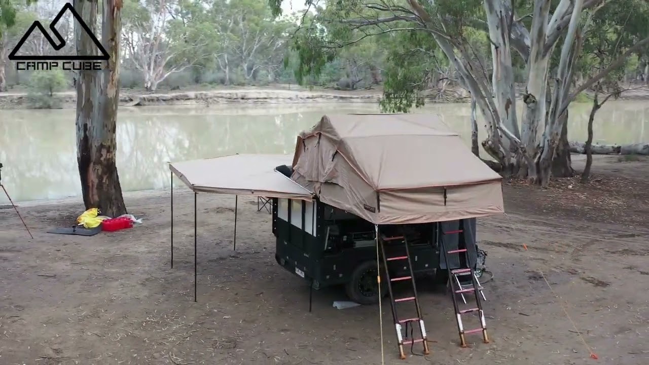 Versatile, Australian-Made Camp Cube Is a Utility Trailer by Day and a ...