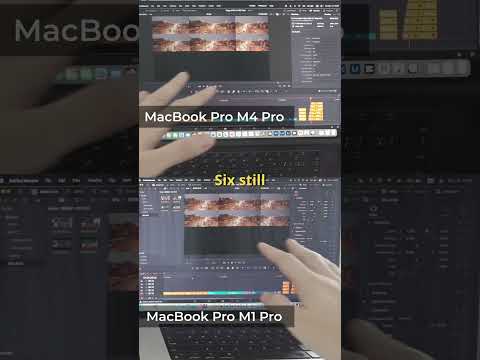 M1 Pro VS M4 Pro Multi layer video editing comparsion