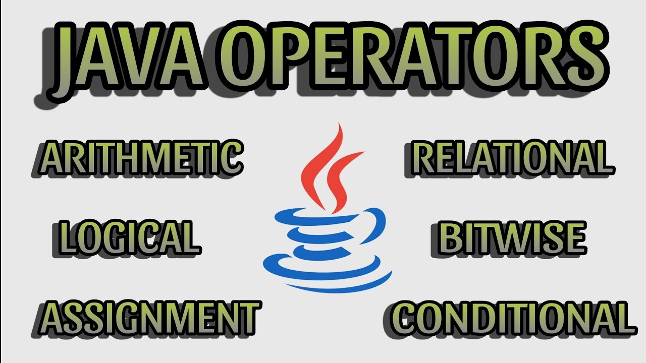 Java Operators | Operators in Java | Different operator types in Java | Tutorial for Beginners