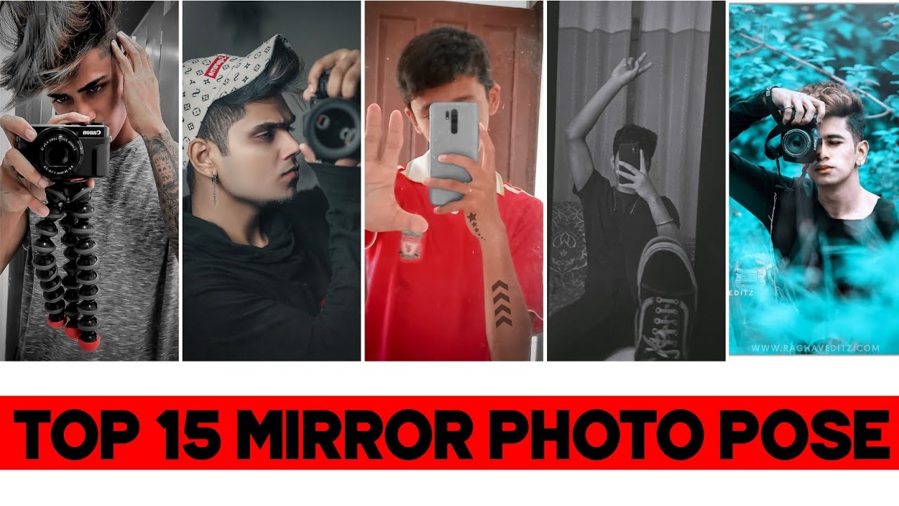 TOP 15 MIRROR PHOTO POSEMIRROR PHOTO editing📸📸 Mirror selfie Boy hide Face