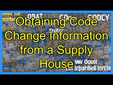 Obtaining Code Change Information from a Supply House