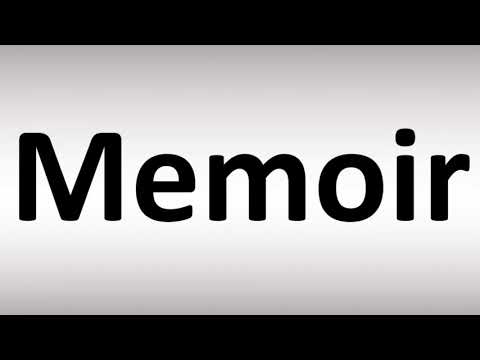 How to Pronounce Memoir