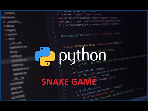 SNAKE GAME IN PYTHON |with FULL SOURCE CODE|