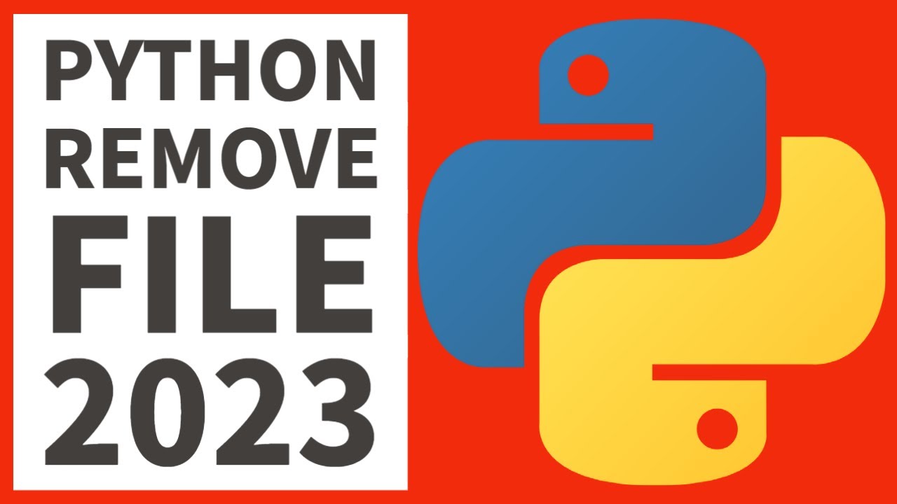 Python Programming - Remove TXT File 2023