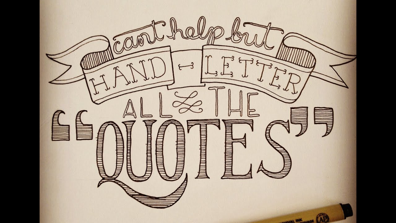 Hand Lettering Step By Step