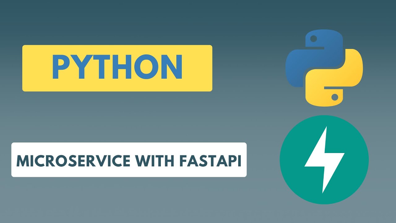 How to build a python microservice with fastapi