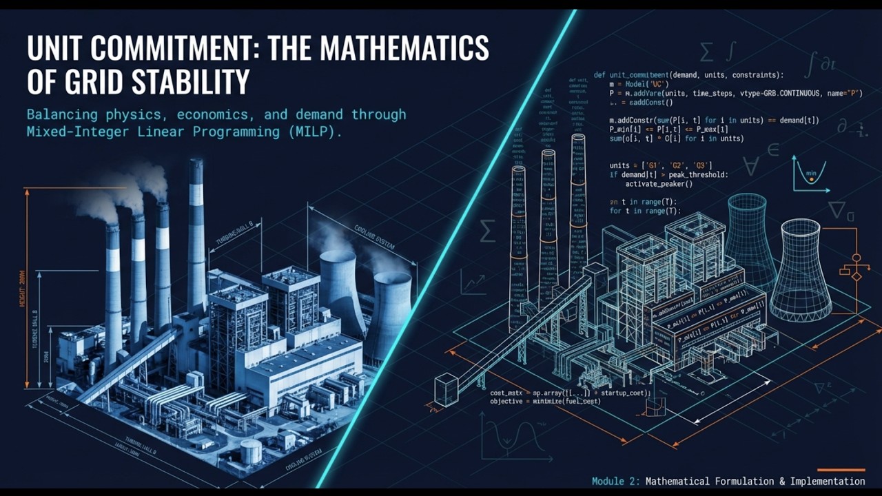 Master Unit Commitment in 6 Minutes #UnitCommitment #powersystem