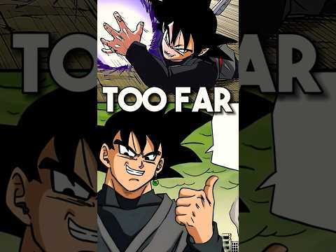 Goku Black Needed A Violation For This smh #shorts #dragonballsuper