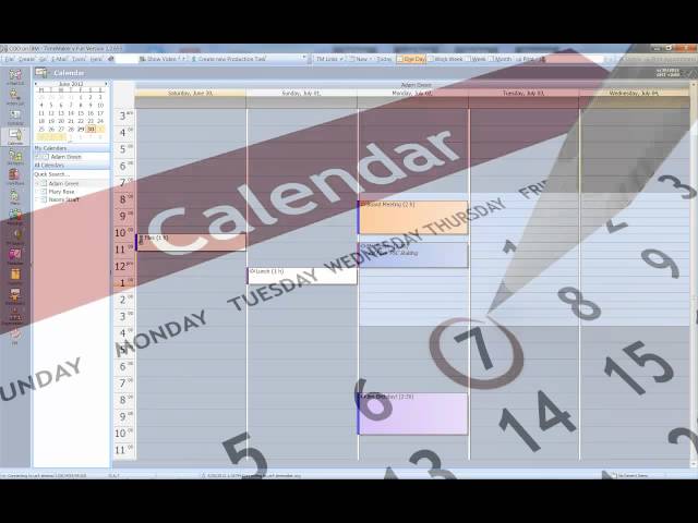 TimeMaker Orientation Lesson 5 - Calendars
