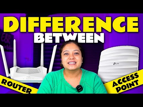 Difference Between Wireless Access Point & WiFi Router? in HIndi