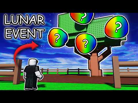 growing EVERYTHING in Roblox grow a garden LUNAR UPDATE...