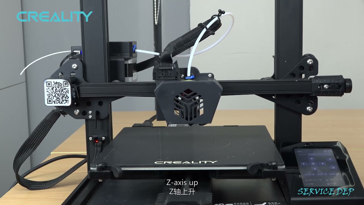 Service tutorial CR 6 - SE leveling and printing