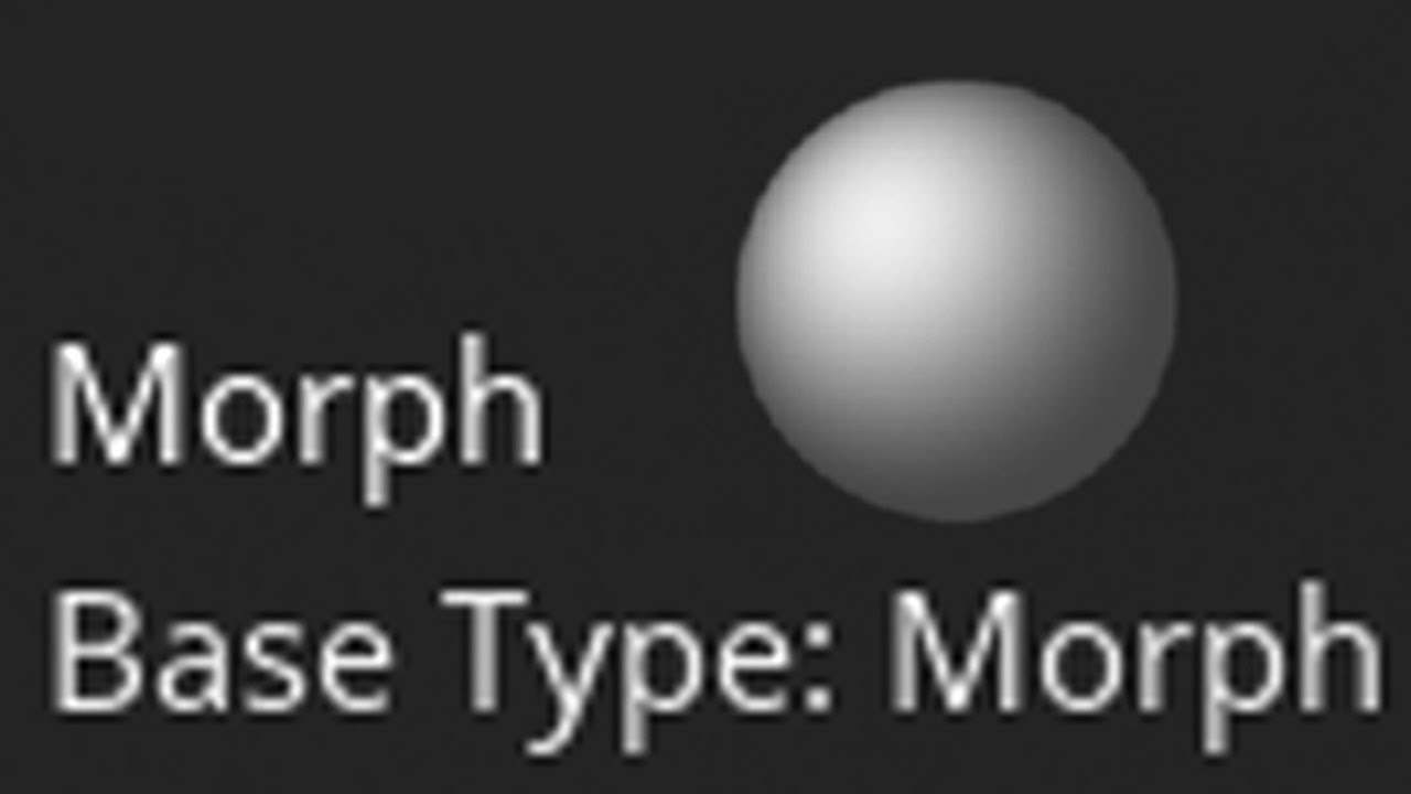 Zbrush Morph Brush, Tutorial #1