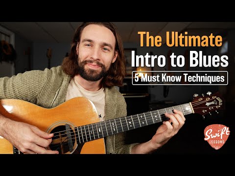 Ultimate Beginner Blues Guitar Lesson - Top 5 Techniques!