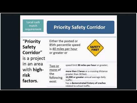 Safe Routes to School: Construction Grants and Project ID Program Webinar Thursday, March 26, 2020