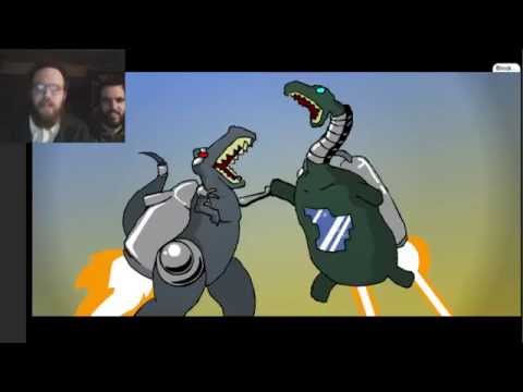 ROBOT DINOSAURS THAT SHOOT BEAMS WHEN THEY ROAR!