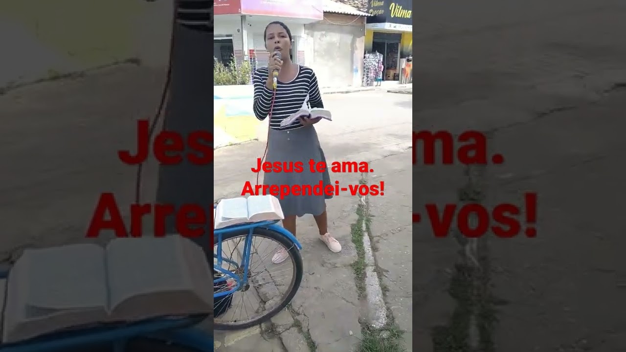 Pregando nas ruas.